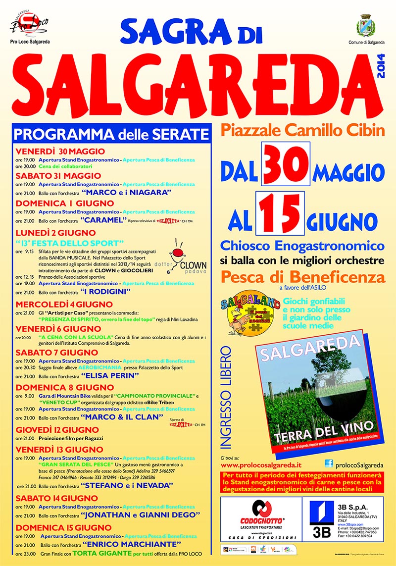 Sagra di SALGAREDA 2014 - TREVISO - Veneto Sagre - Le feste popolari e ...